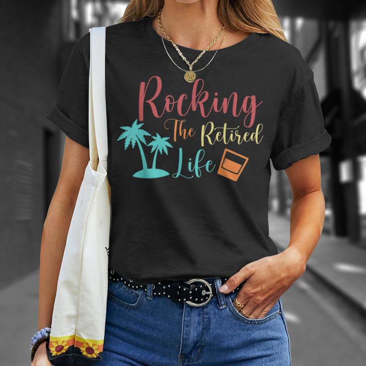 Retirement Rocking The Retired Parents Retirement Party T-shirt - Thegiftio