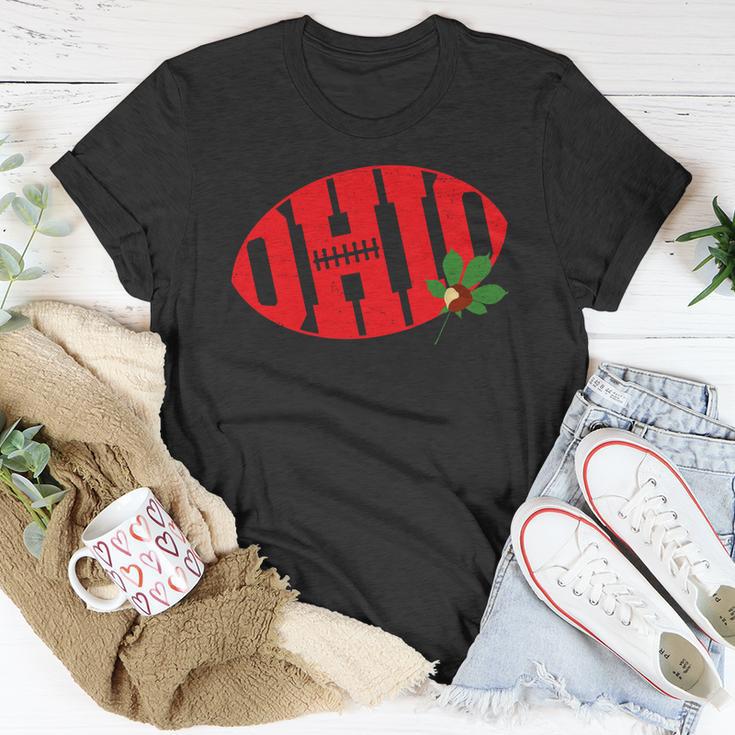 Ohio State Buck Eye Football T-shirt - Thegiftio UK