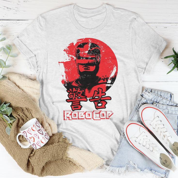 Robocop Red Sun Portrait Unisex T-Shirt | Mazezy