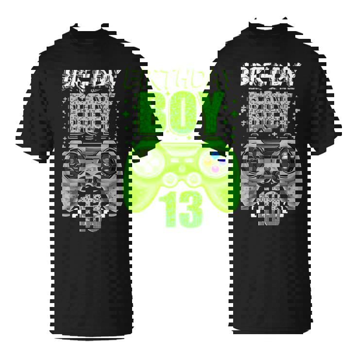 13Th Birthday Boy Video Games Gamer Gaming 13 Year Old Boys Youth T shirt Thegiftio UK