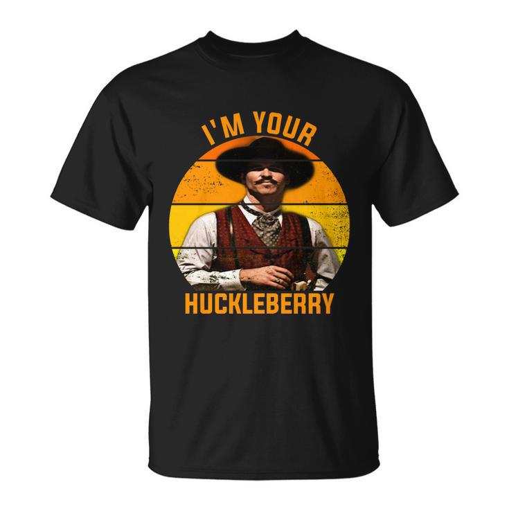Im Your Huckleberry Tombstone Unisex T-Shirt - Monsterry
