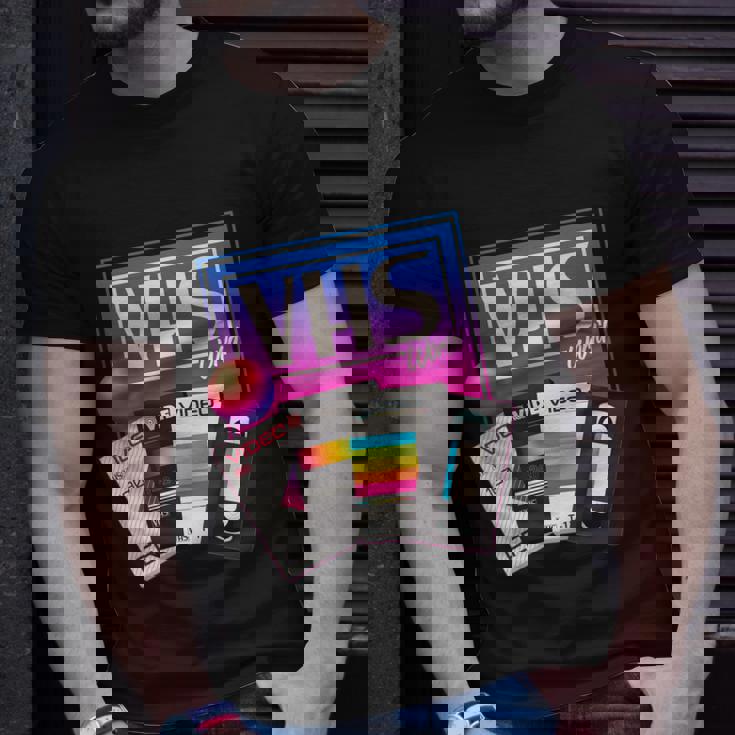Cool Vintage Vhs World Movie Tapes T-Shirt - Thegiftio UK