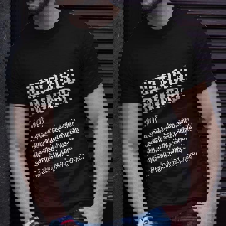 Electrical Engineer Definition Tshirt Engineering Tee T-Shirt - Thegiftio