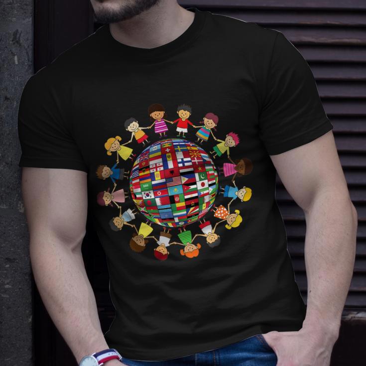 Flags Of The World Cultural Diversity Around The Globe T-shirt ...