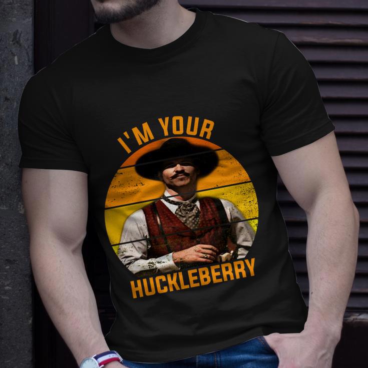 Im Your Huckleberry Tombstone Unisex T-Shirt - Monsterry