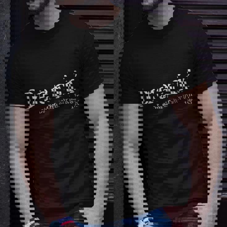 Mlk Dreamin Dr Martin Luther King Jr Unisex T-Shirt - Monsterry