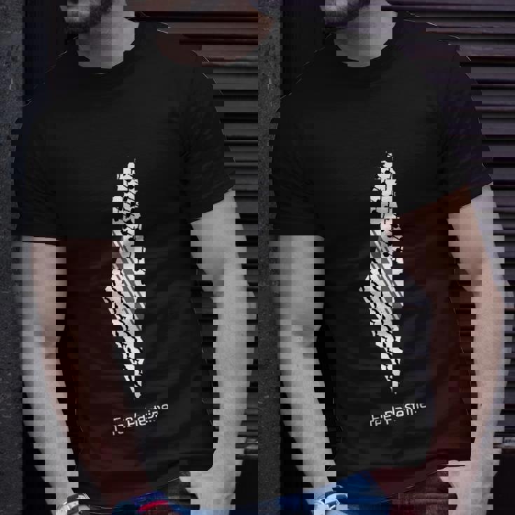 Palestine Keffiyeh Map Palestinian Free Palestine T-Shirt - Thegiftio