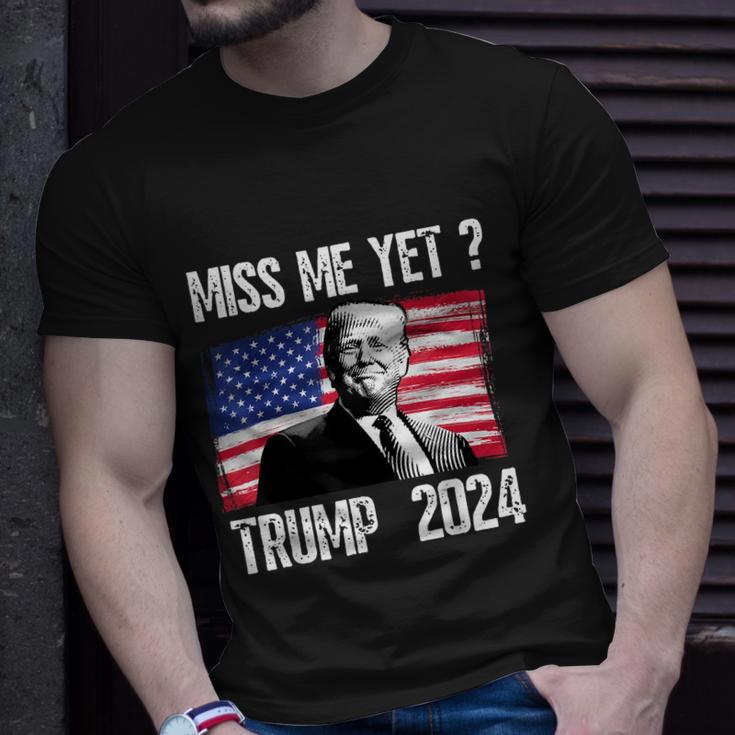 President Donald Trump Miss Me Yet Political 2024 Us Flag V2 T-shirt ...