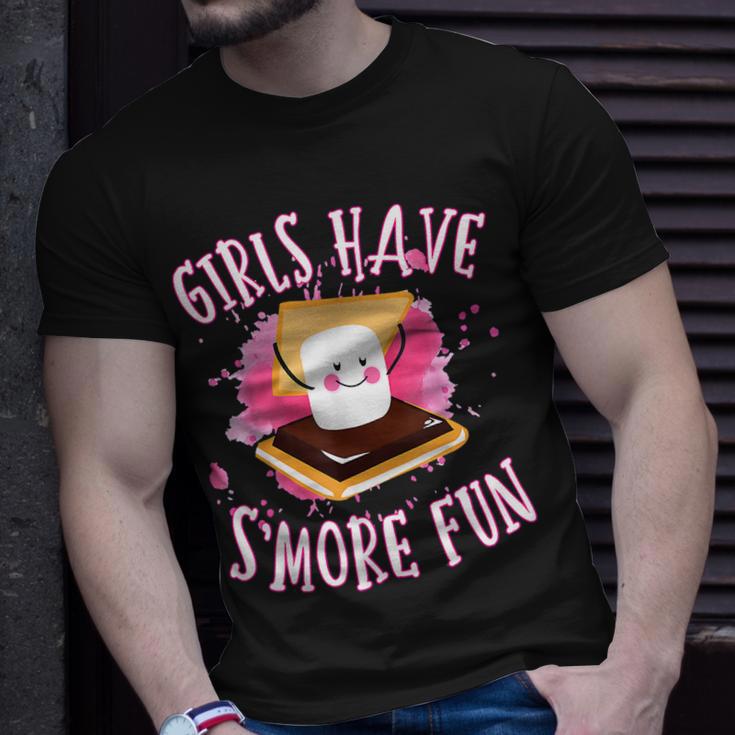 Smores Camping Girls Have Smore Fun Camper Glamping V2 T-shirt - Thegiftio