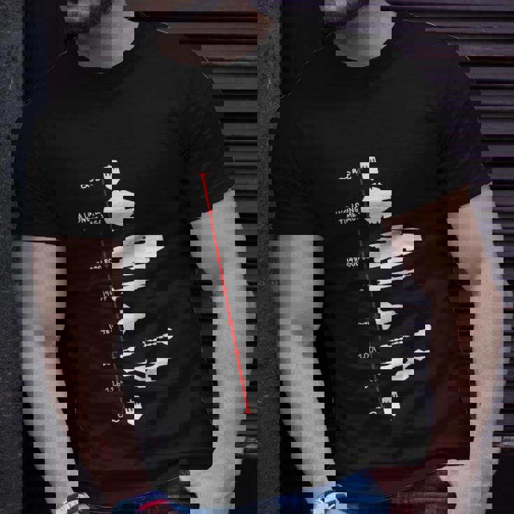 Spaceship Timeline Science Fiction Rocket T-shirt - Thegiftio