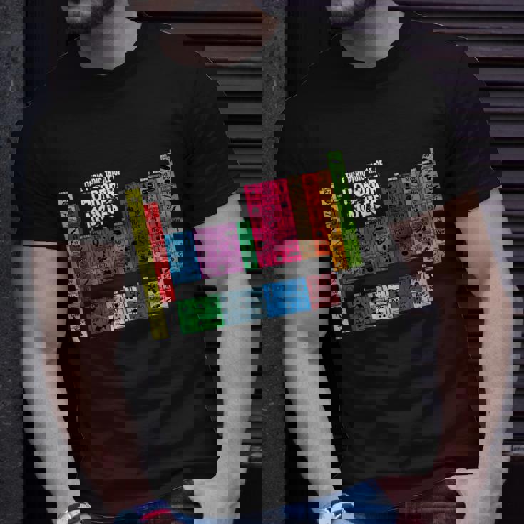 The Periodic Table Of Horror Movies Chemistry Science Men Women T-shirt ...