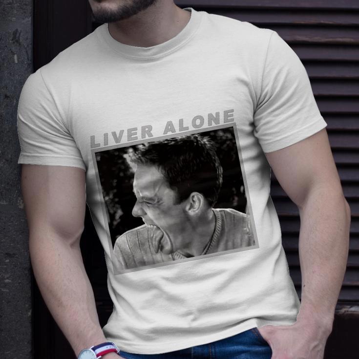 Liver Alone Horror Meme Scream 2022 Halloween T-shirt - Thegiftio UK