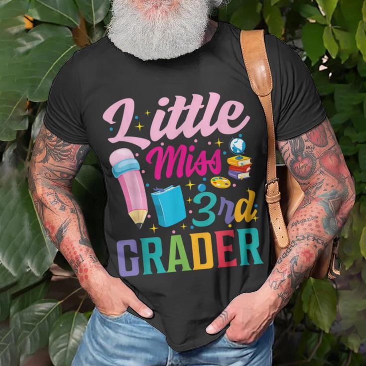 Little Miss 3Rd Grade Grader Girls 1St Day Back To School V2 Unisex T ...