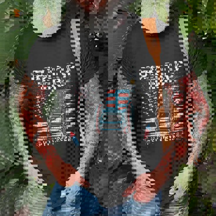 Back Up Terry Put It In Reverse Firework Funny 4Th Of July Design ...