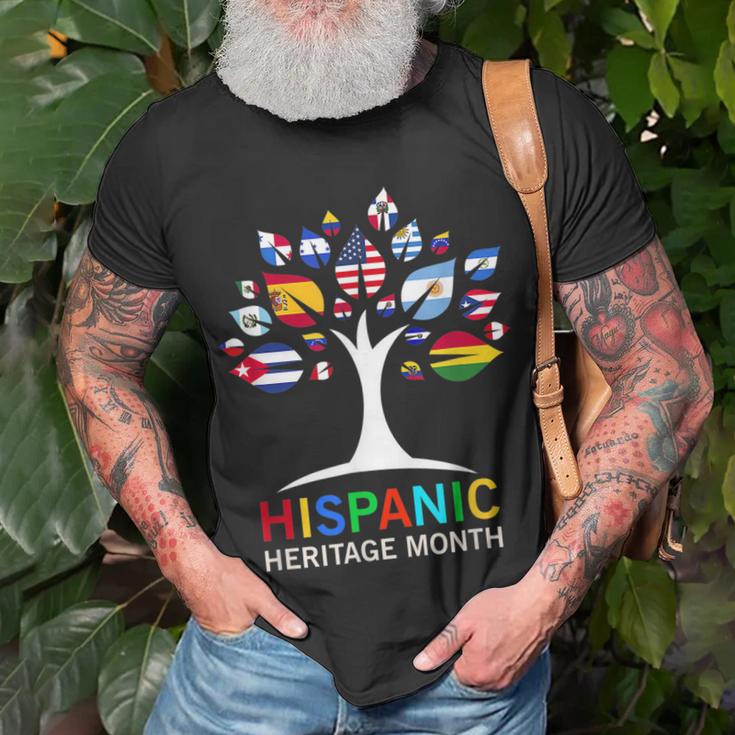 Happy Hispanic Latino Heritage Month Latin Countries Flags T-shirt ...