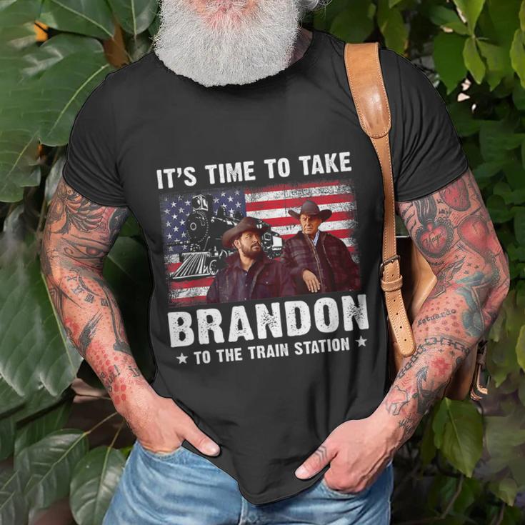 Its Time To Take Brandon To The Train Station V2 T-shirt - Thegiftio