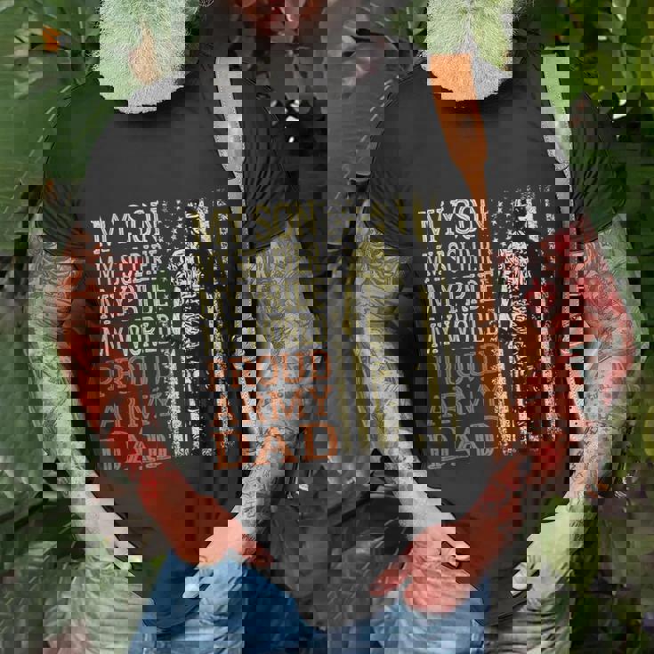 My Son Is A Soldier Hero Proud Army Dad Us Military Father T-shirt ...