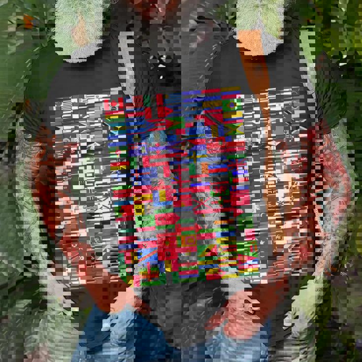 Traveling International Countries Flags World Flags T-shirt - Thegiftio