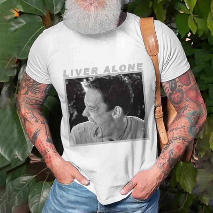 Liver Alone Horror Meme Scream 2022 Halloween T-shirt - Thegiftio UK