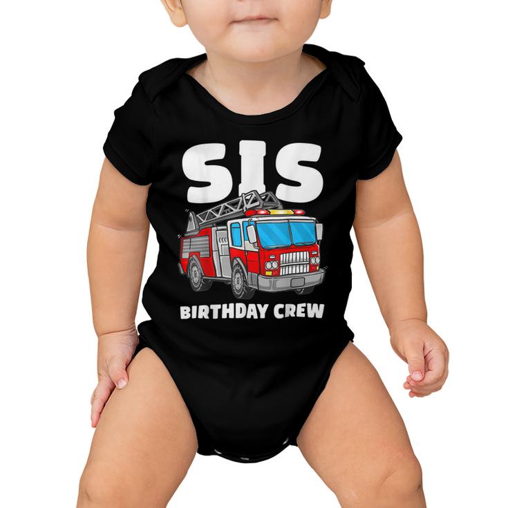 Firefighter Sis Birthday Crew Sister Fire Truck Firefighter Fireman ...