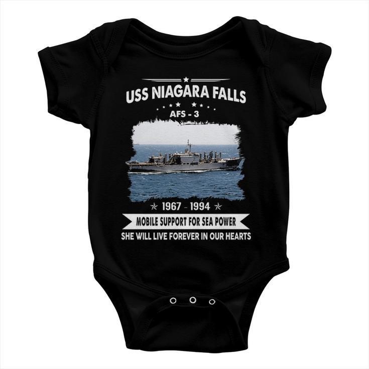 Uss Niagara Falls Afs V2 Baby Onesie - Monsterry