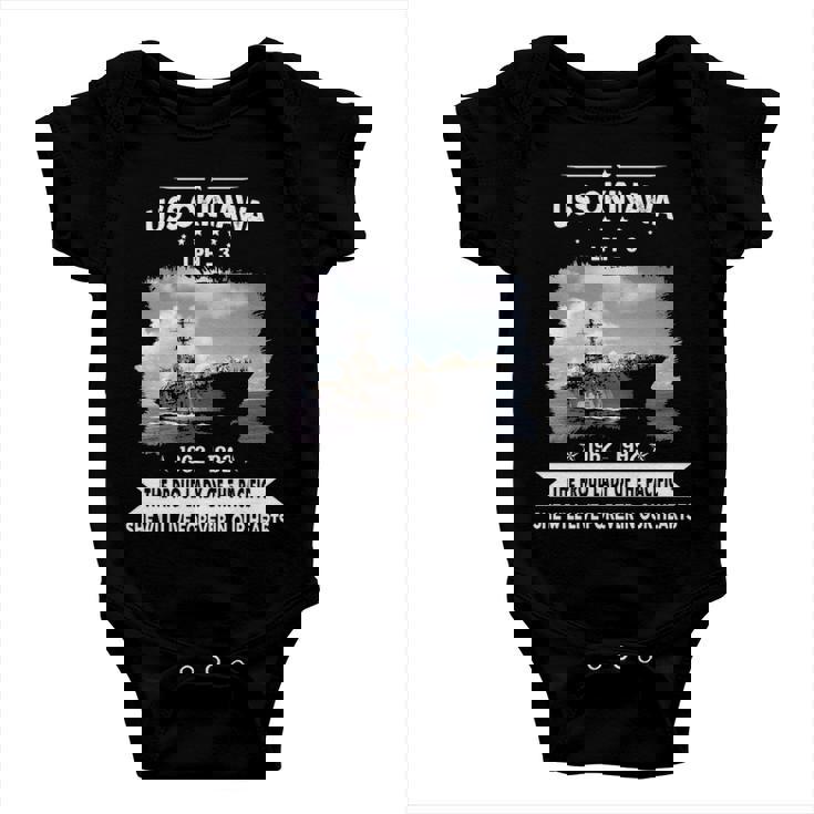 Uss Okinawa Lph V2 Baby Onesie - Monsterry UK