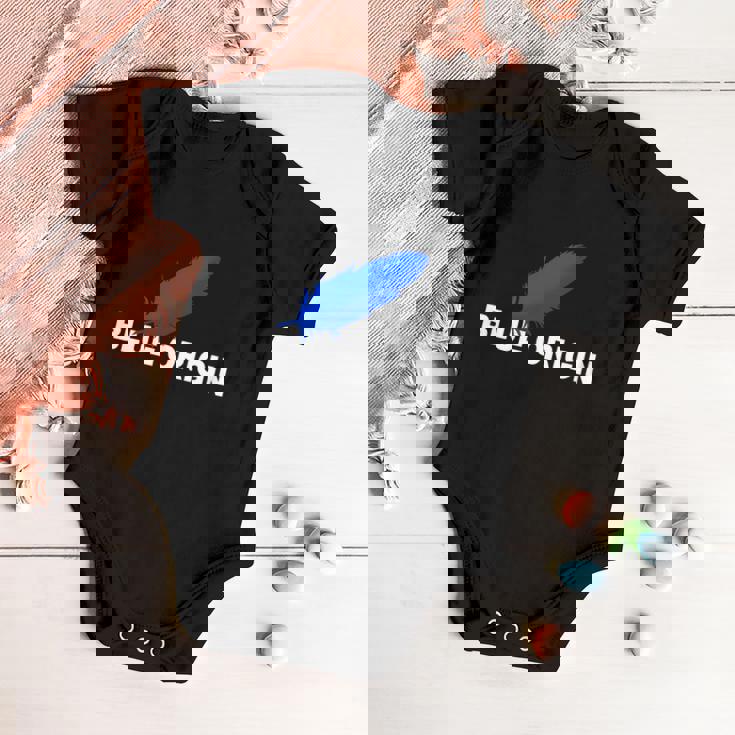 Blue Origin Feather Logo Tshirt Baby Onesie - Monsterry